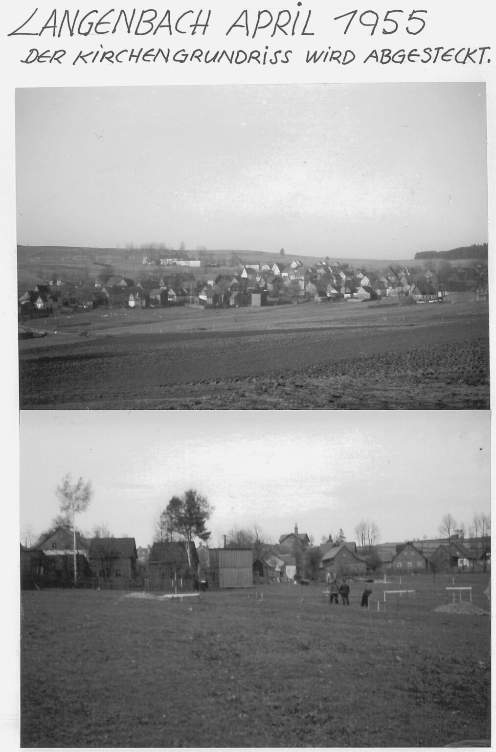 Kirchengrundriss 1955 – Langenbach